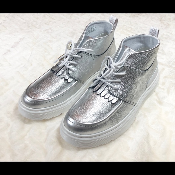 Dr. Martens | Shoes | New Dr Doc Martens Jema Chukka Boots Silver ...